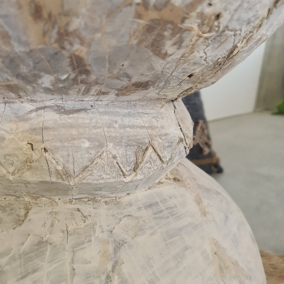 Authentic Extra Large Vintage Indian Ukhali Grinder Table #XL1 – Boho ...